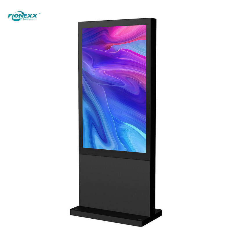 Bezel 12mm Metal LCD Window Displays Wall/Floor Mountable for Retail Stores