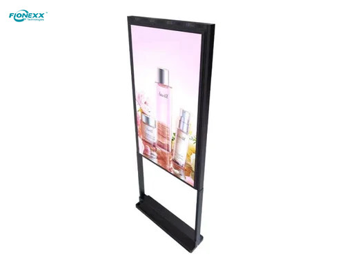 CE 4000nits LCD Window Displays Free Standing Window Digital Signage
