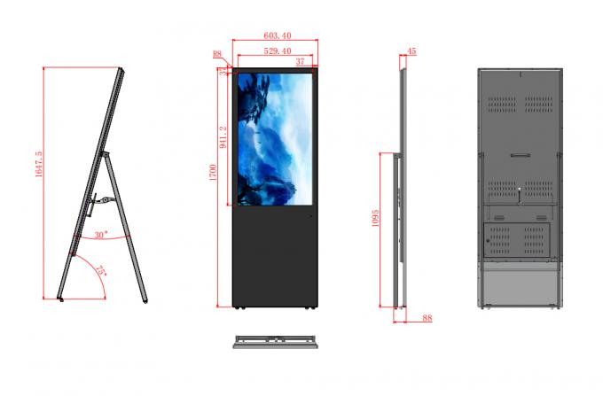 43inch Digital Poster Signage LCD Display