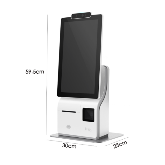 15.6inch Single Screen Self Service Kiosks POS Terminal with AI Camera